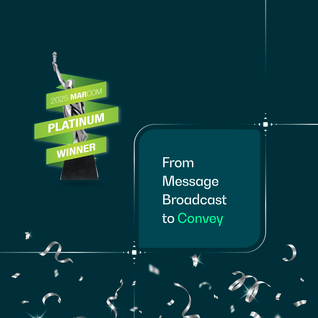Convey Wins MarCom Award for 2025 Rebrand Success | Convey | Reimagining the Customer Journey